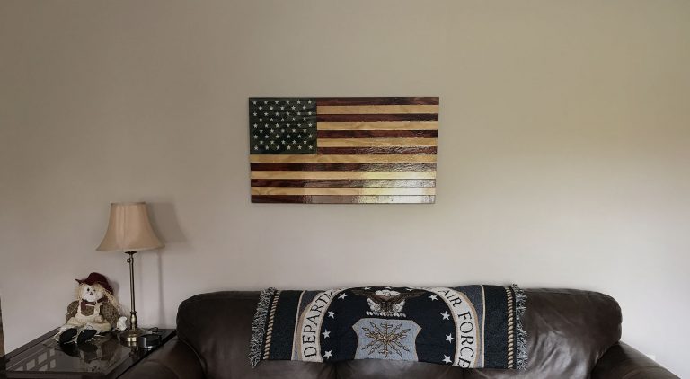 Handmade Wooden American Flags - Veteran Made Woodworks