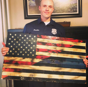 Handmade American Rustic Wooden Flags - Veteran Made Woodworks